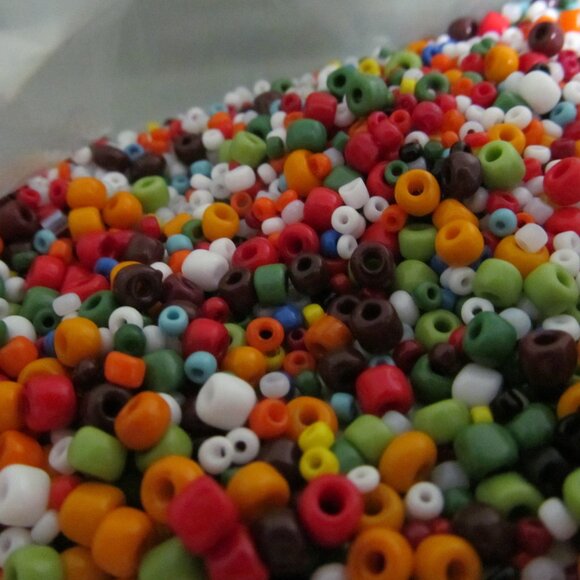 Office | Craft Beads 200 Pcs Vintage Multicolor Westrim Nylon Line ...